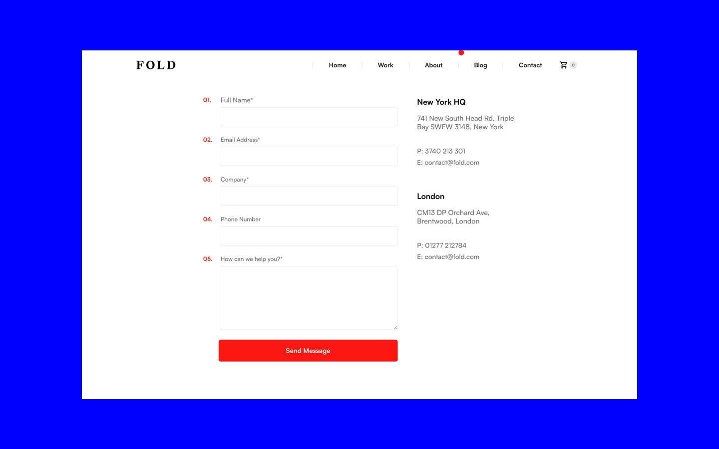 Fold - Business HTML5 Responsive Website Template
