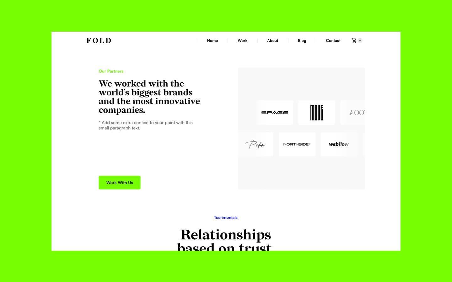 Fold - Business HTML5 Responsive Website Template