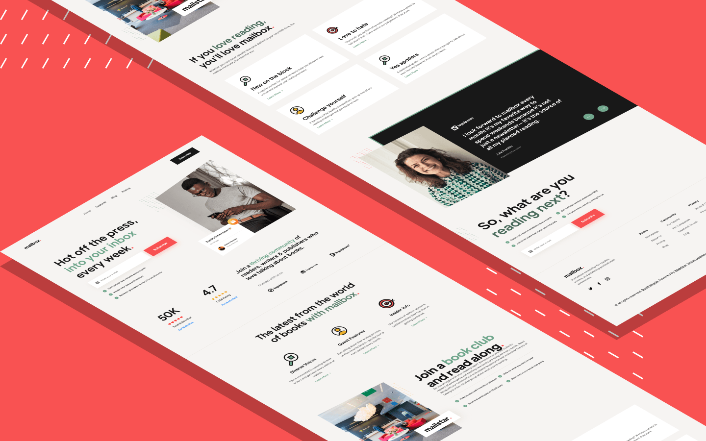 Mailbox - Newsletter HTML5 Responsive Website Template