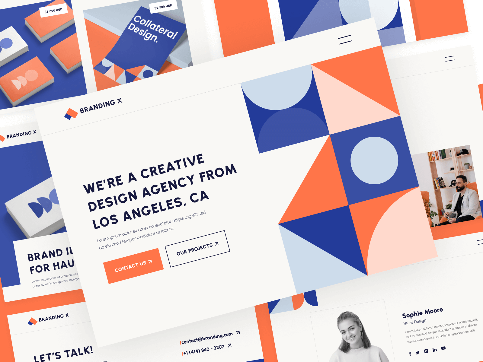 Branding X - Agency HTML5 Responsive Website Template
