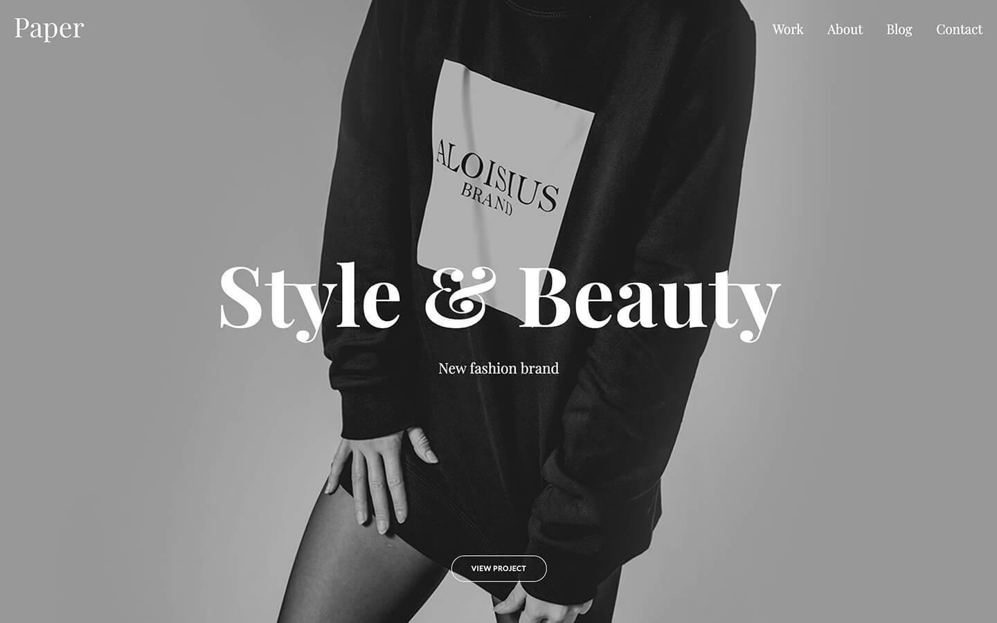 Paper - Portfolio HTML5 Responsive Website Template