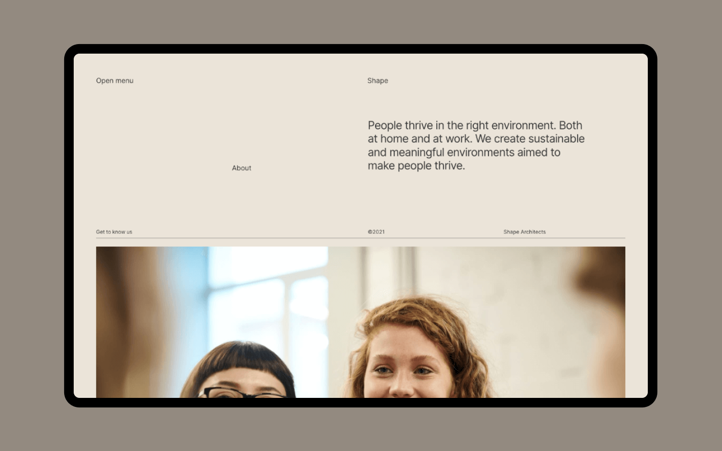 Shape - Architecture HTML5 Responsive Website Template