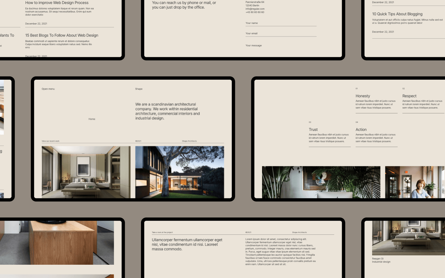 Shape - Architecture HTML5 Responsive Website Template