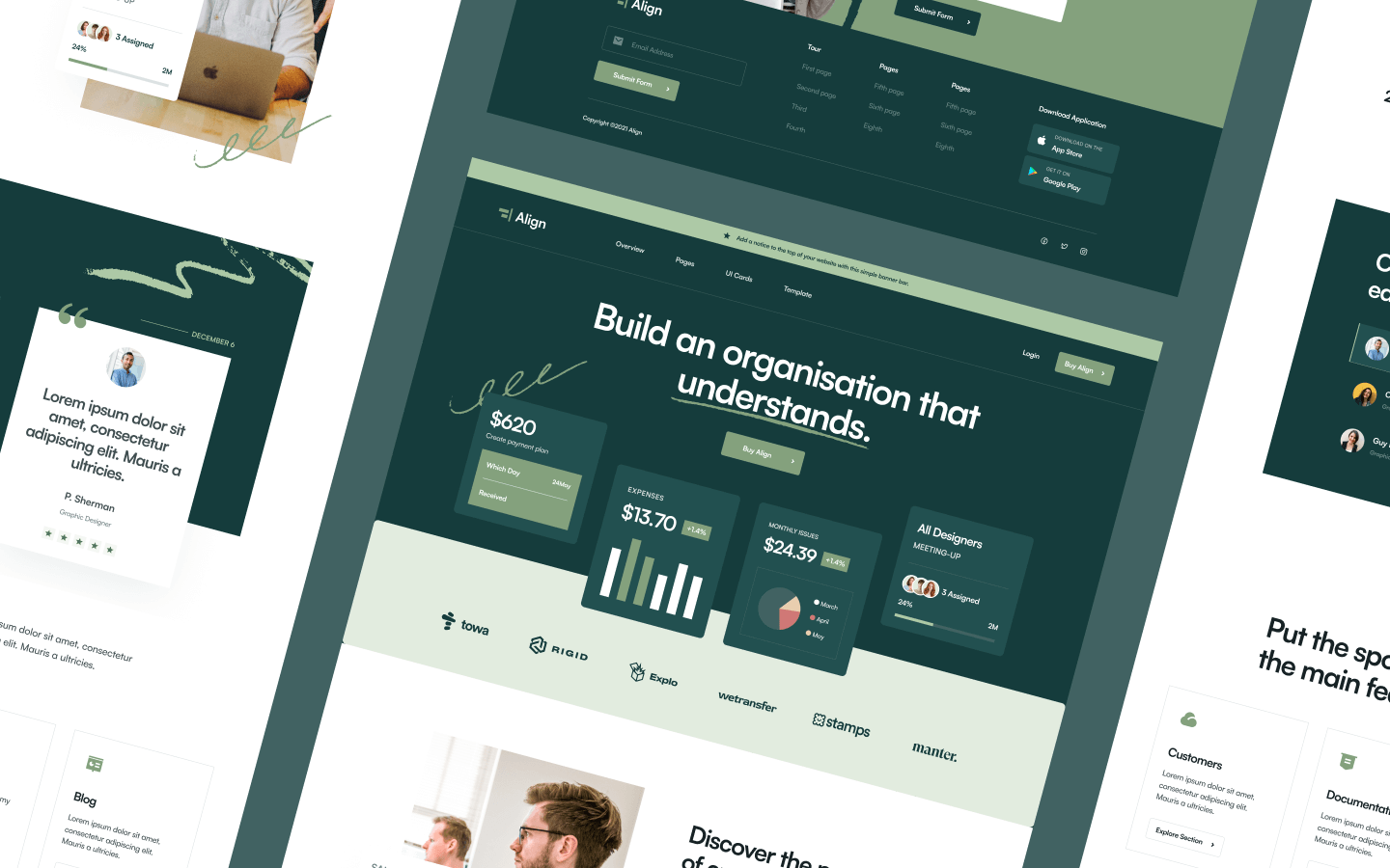 Align - Business HTML5 Responsive Website Template