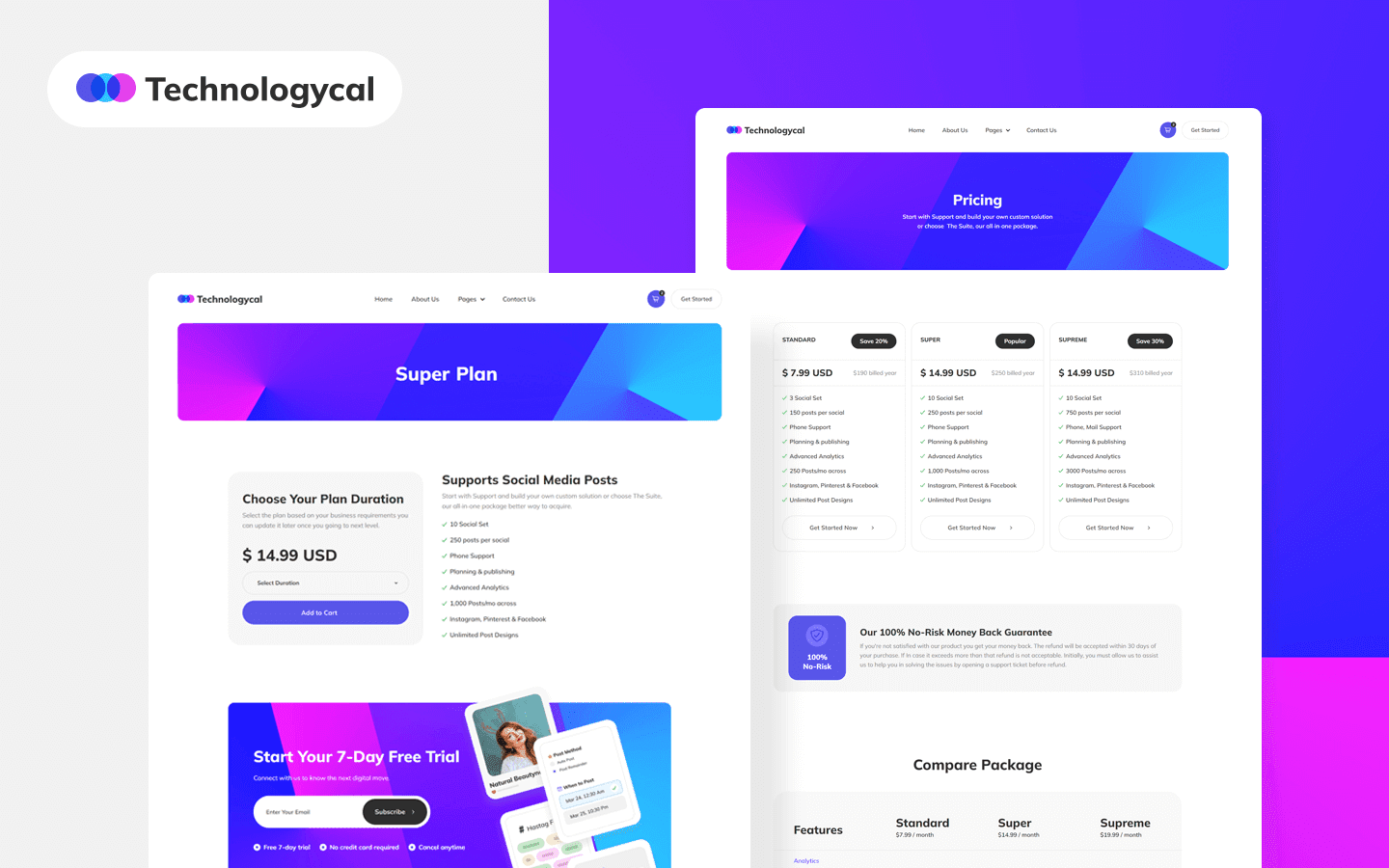 Technologycal - Technology HTML5 Responsive Website Template