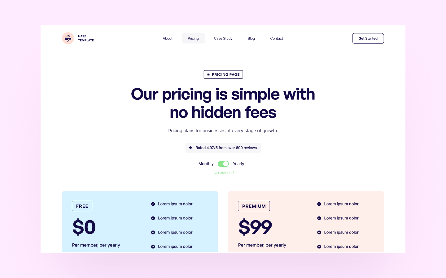 Haze - Technology HTML5 Responsive Website Template