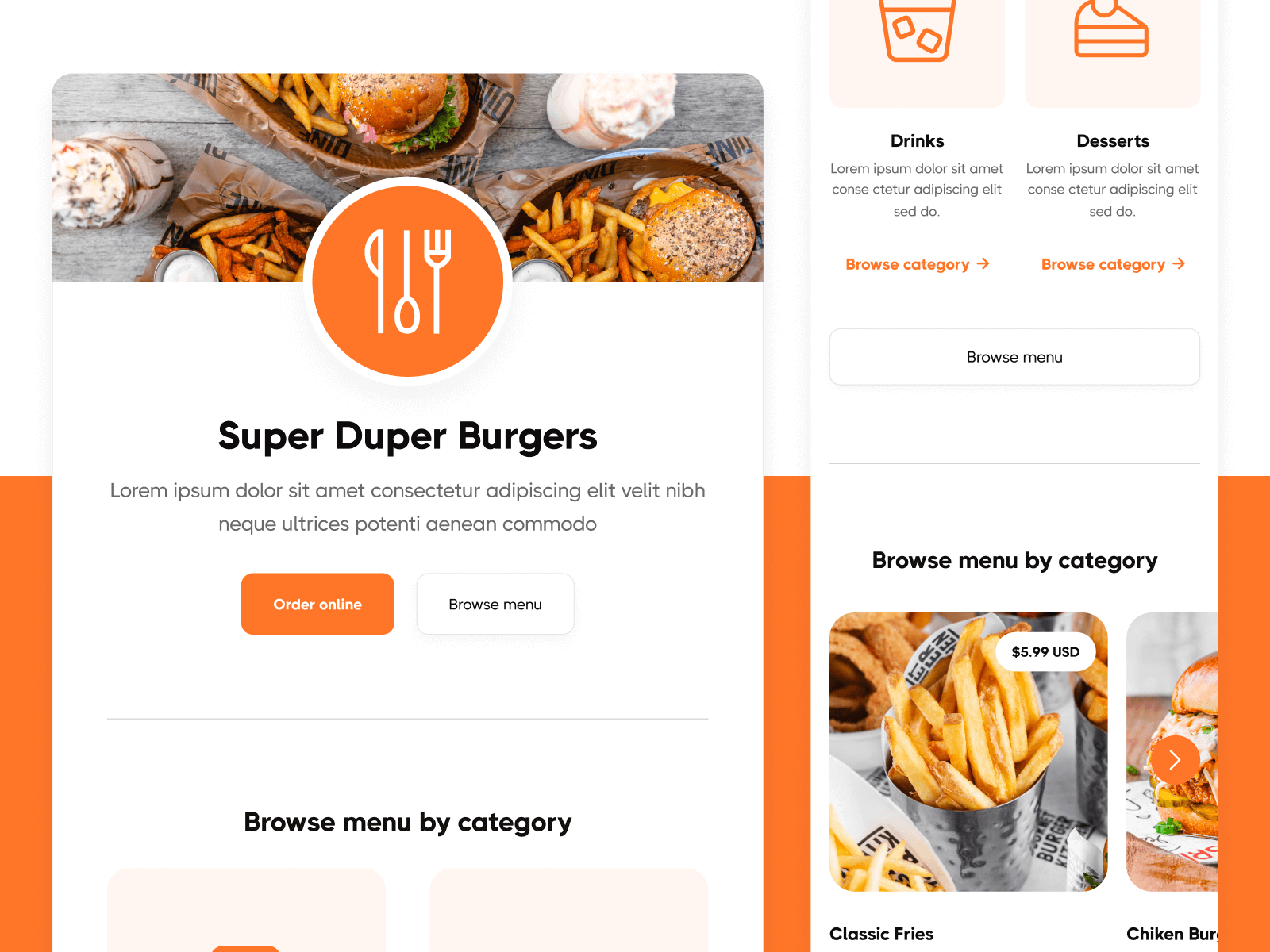 QR Code X - Restaurant HTML5 Responsive Website Template
