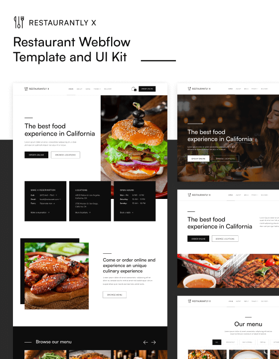 Restaurantly X - Restaurant HTML5 Responsive Website Template
