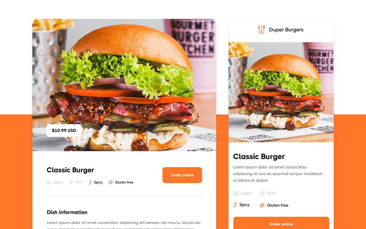 QR Code X - Restaurant HTML5 Responsive Website Template