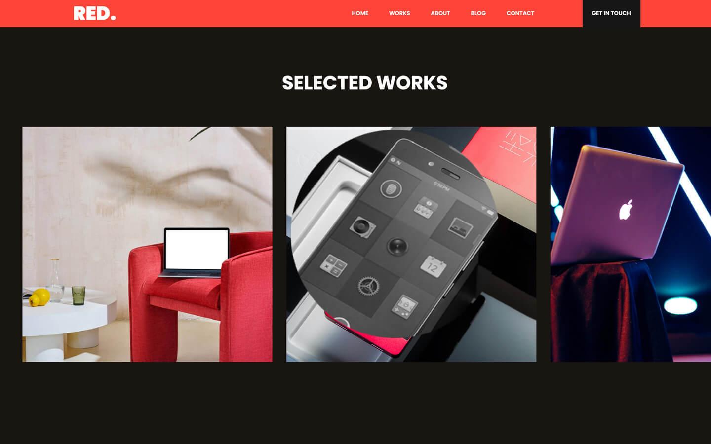 Red - Portfolio HTML5 Responsive Website Template