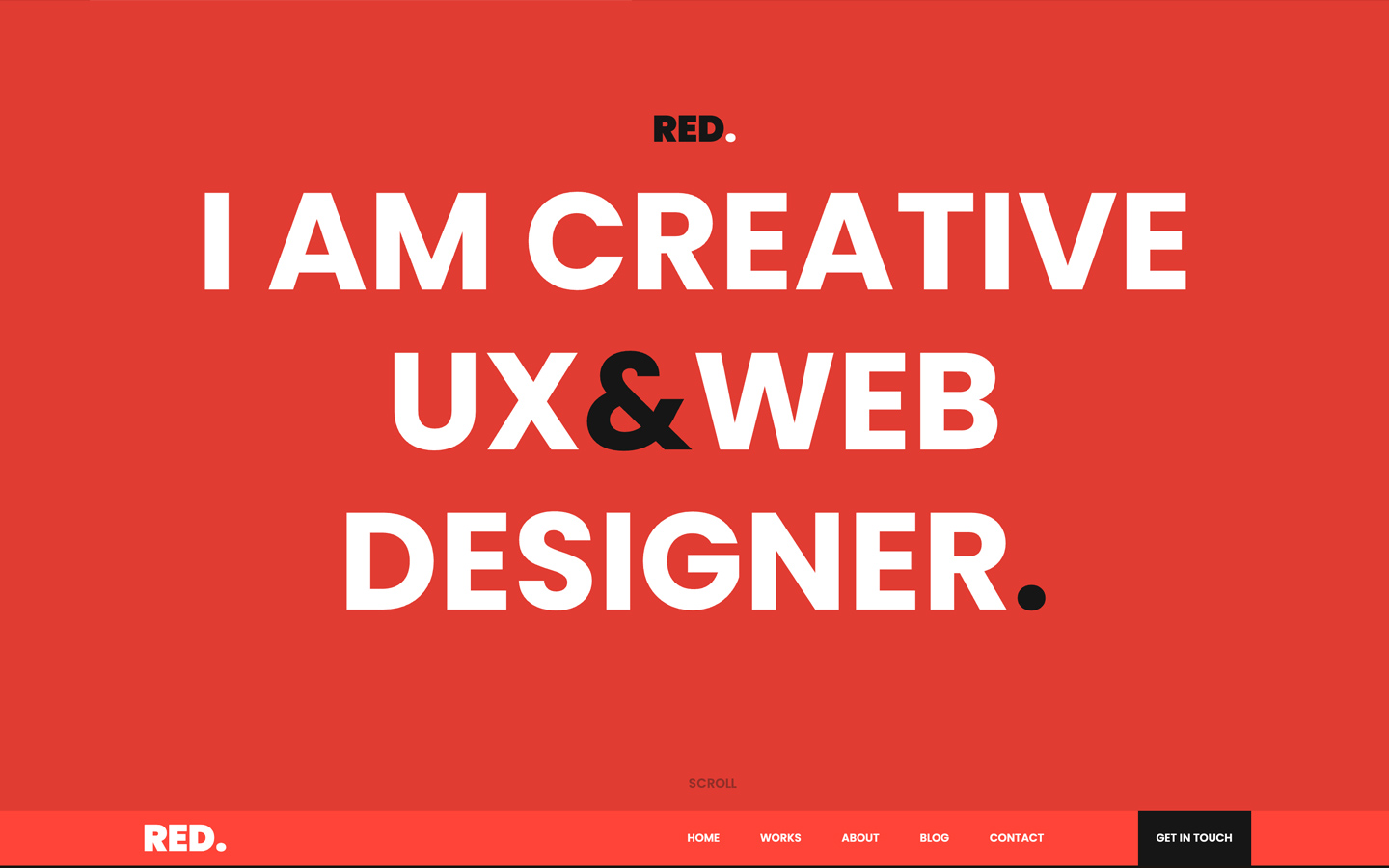 Red - Portfolio HTML5 Responsive Website Template