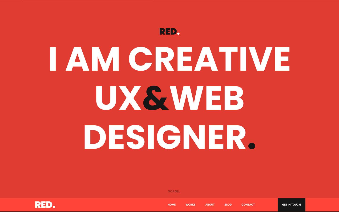 Red - Portfolio HTML5 Responsive Website Template