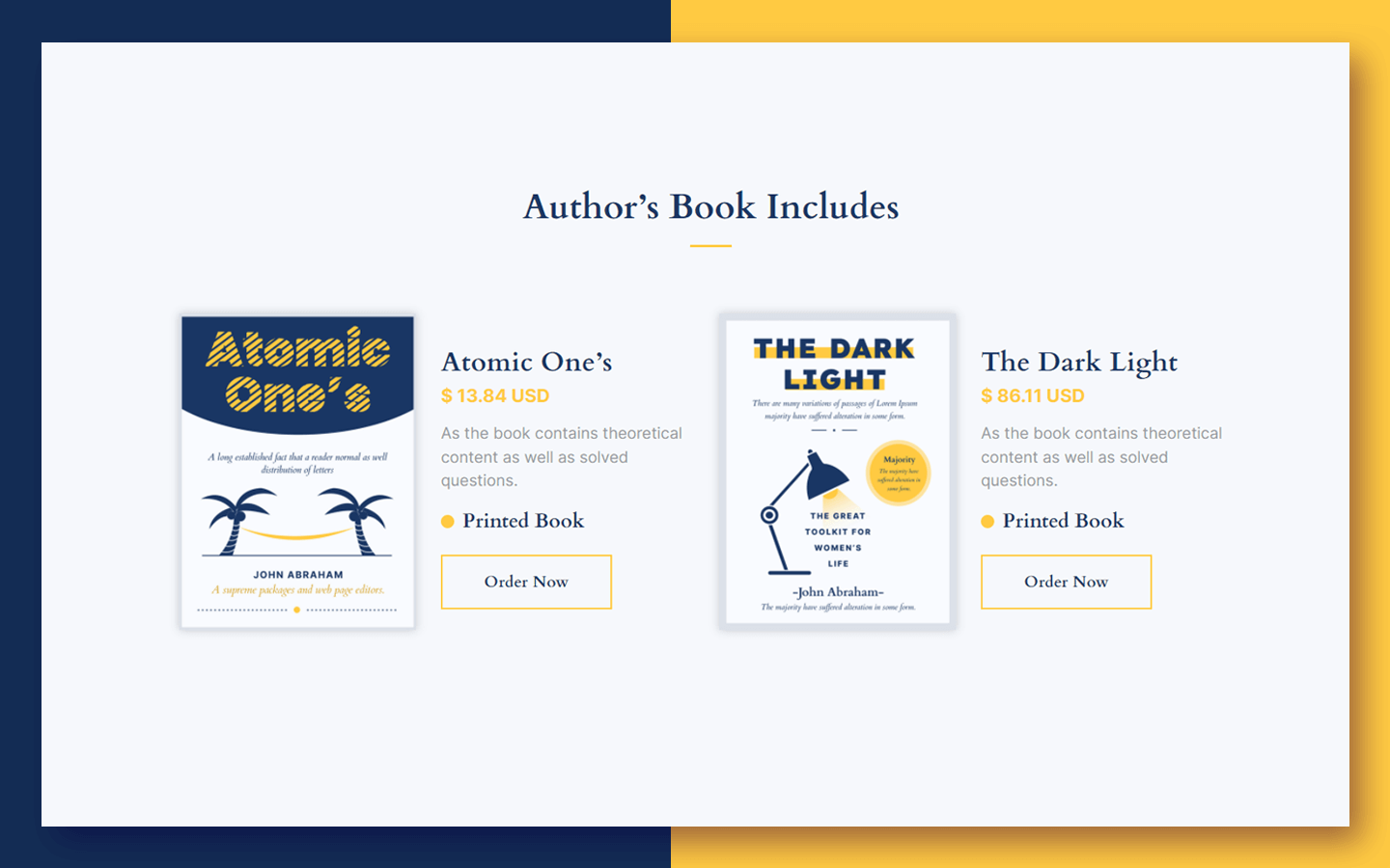 Pages - Book HTML5 Responsive Website Template