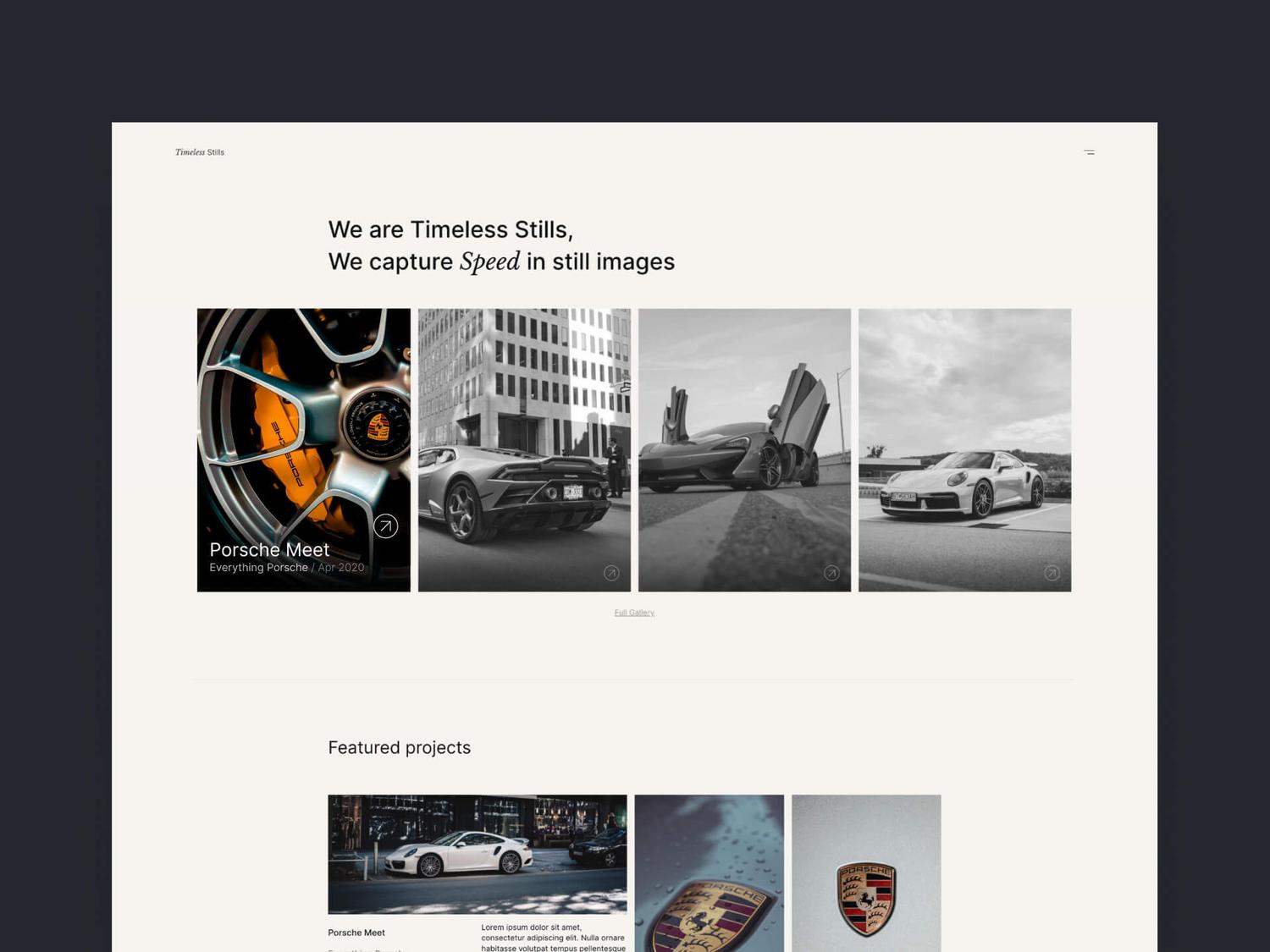 Stills - Photography HTML5 Responsive Website Template