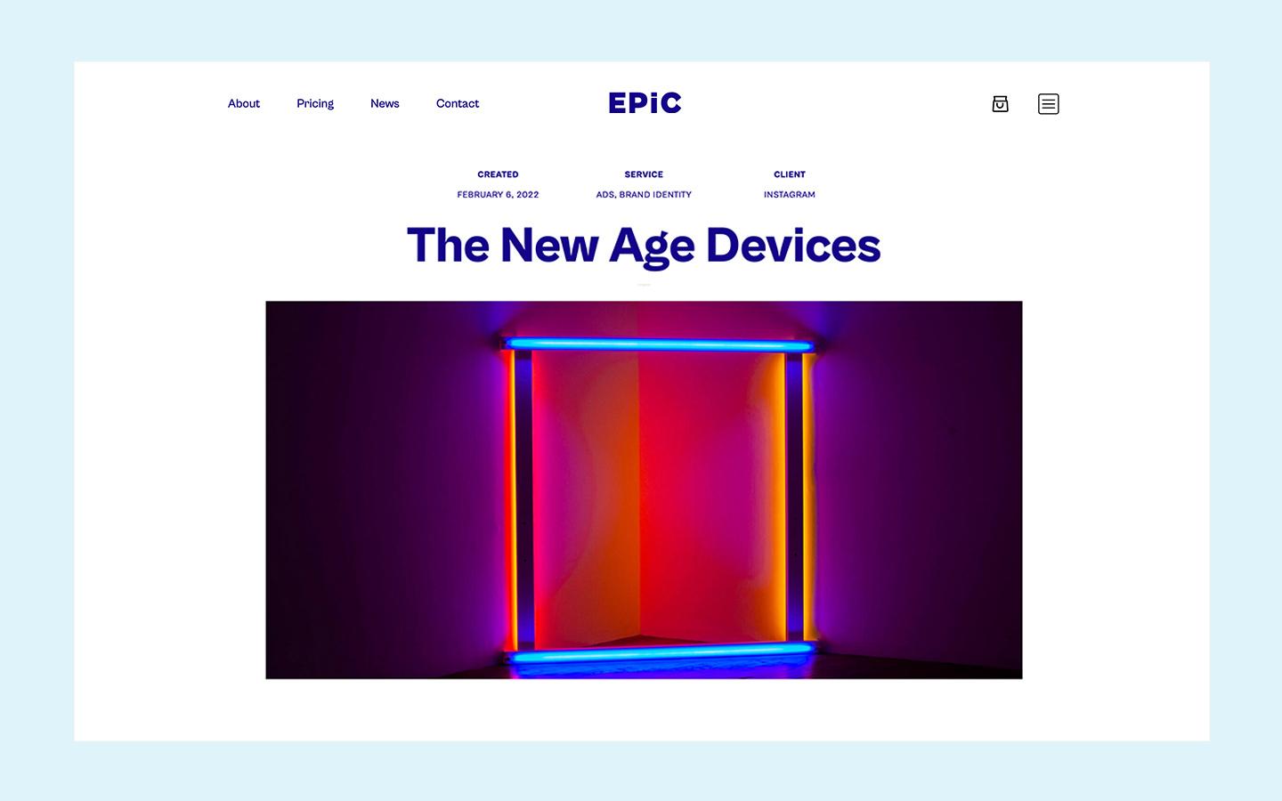 Epic - Agency HTML5 Responsive Website Template