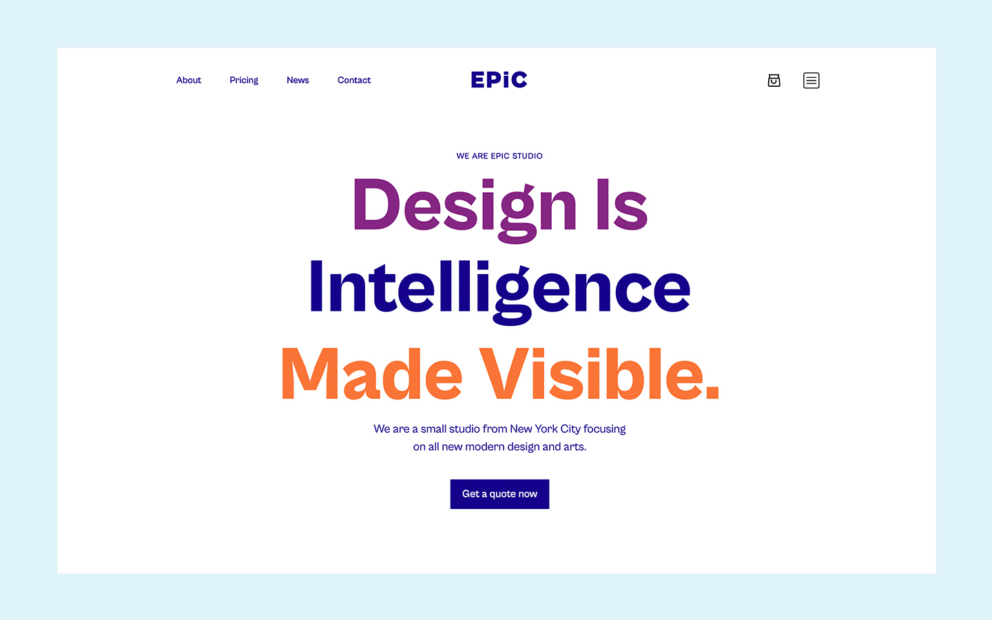 Epic - Agency HTML5 Responsive Website Template