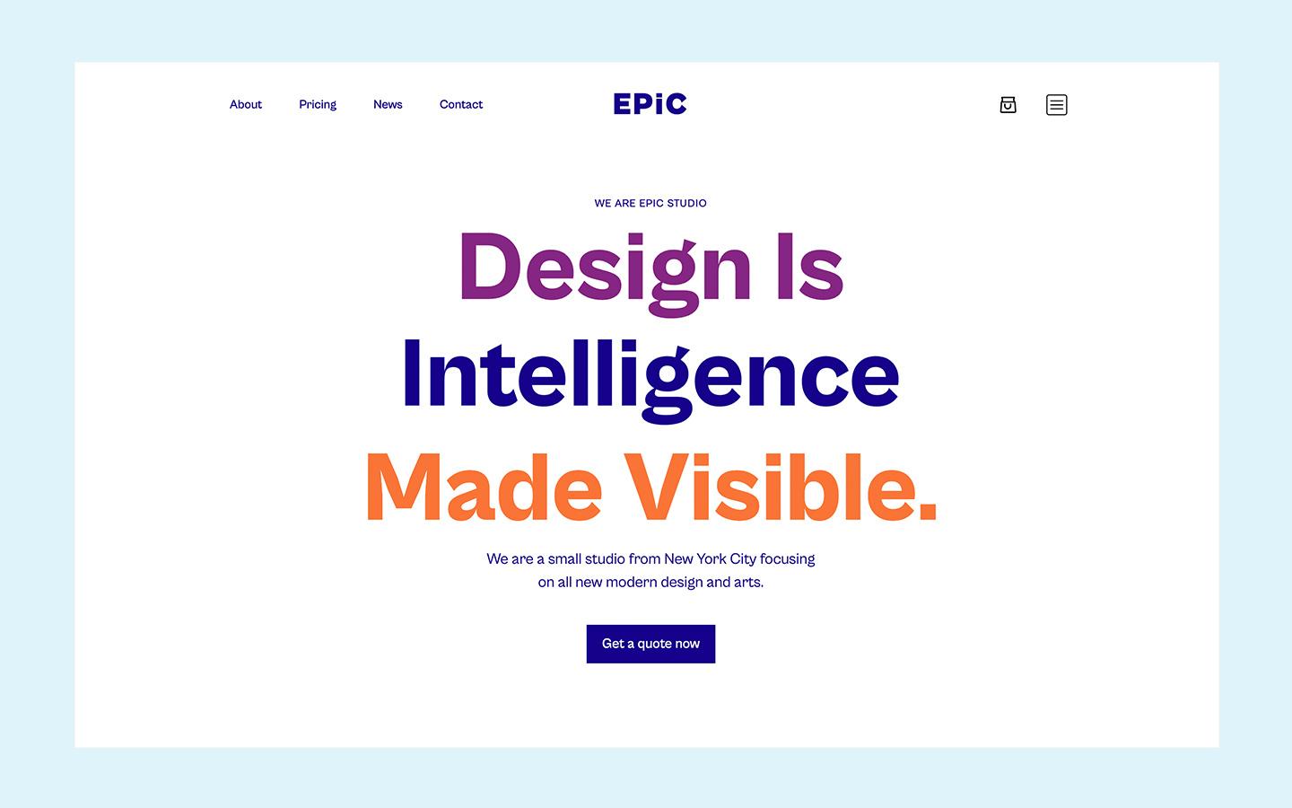 Epic - Agency HTML5 Responsive Website Template