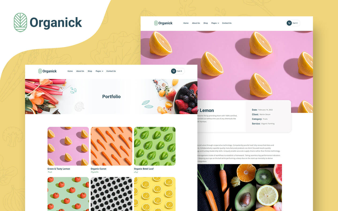Organick - Agriculture HTML5 Responsive Website Template