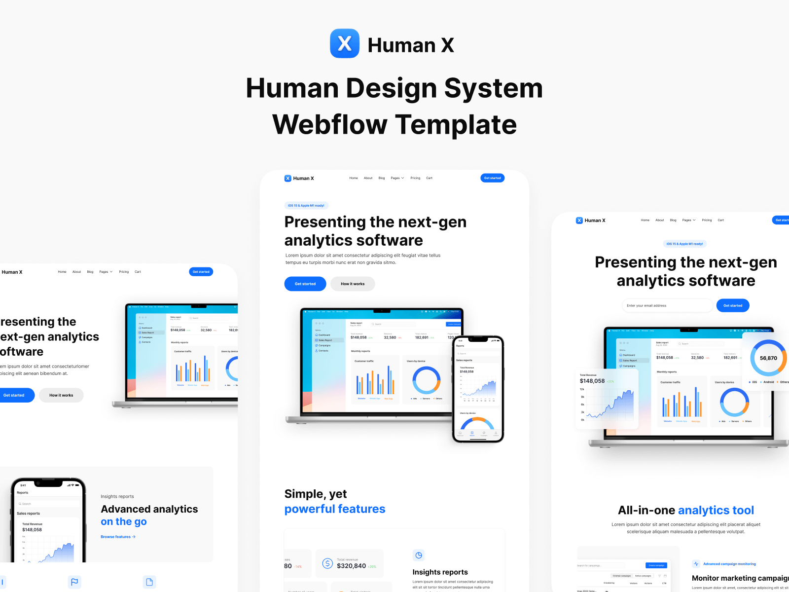 Human X - App HTML5 Responsive Website Template