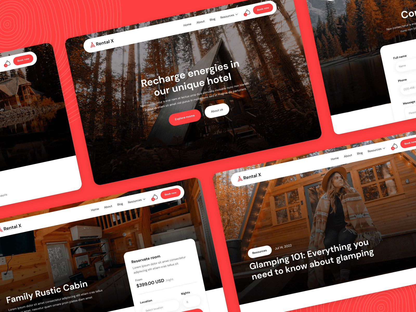 Rental X - Hotel HTML5 Responsive Website Template
