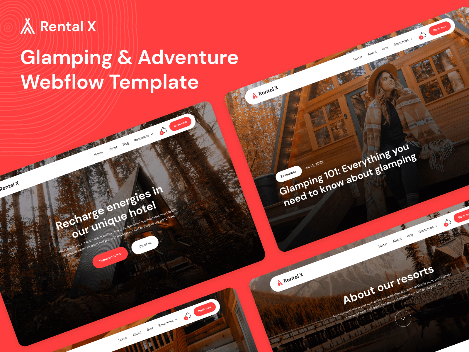 Rental X - Hotel HTML5 Responsive Website Template