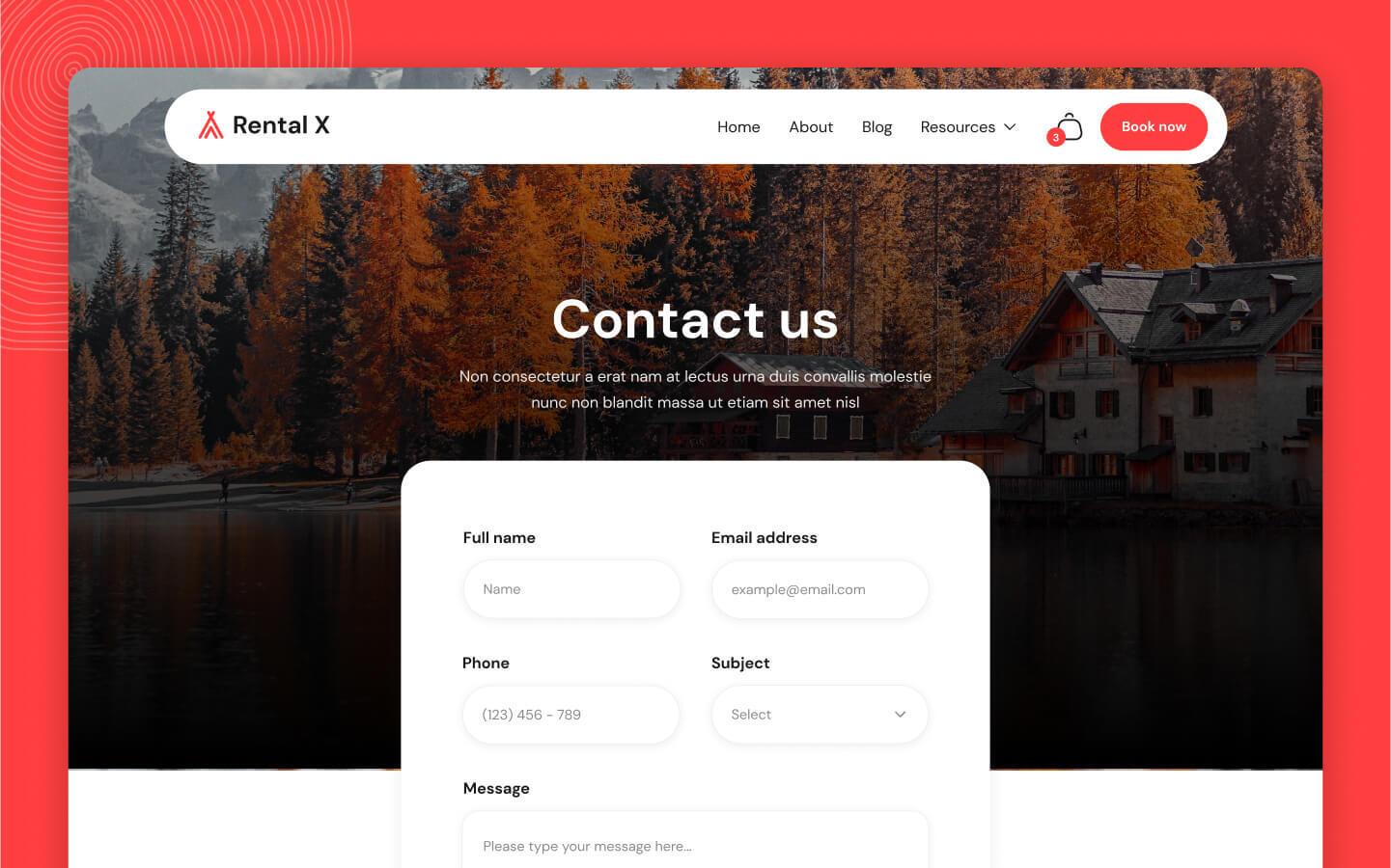 Rental X - Hotel HTML5 Responsive Website Template