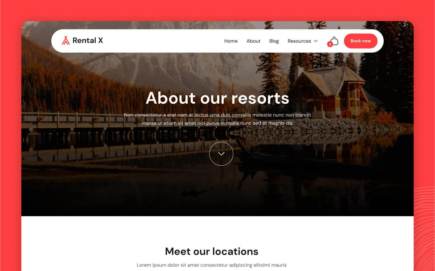 Rental X - Hotel HTML5 Responsive Website Template