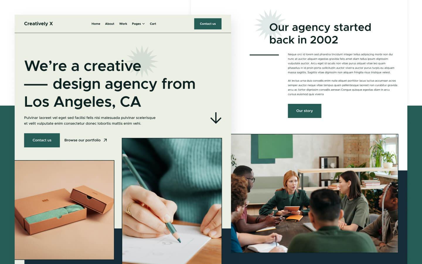 Creatively X - Creative HTML5 Responsive Website Template