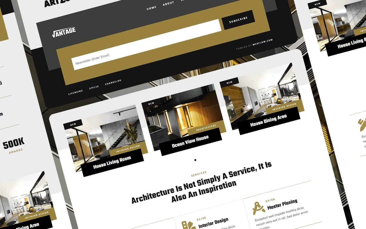 Vantage - Architecture HTML5 Responsive Website Template