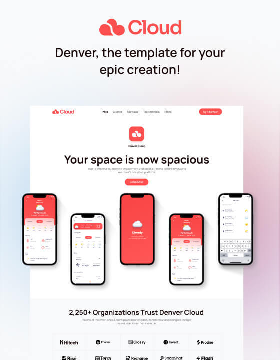 Denver - App HTML5 Responsive Website Template