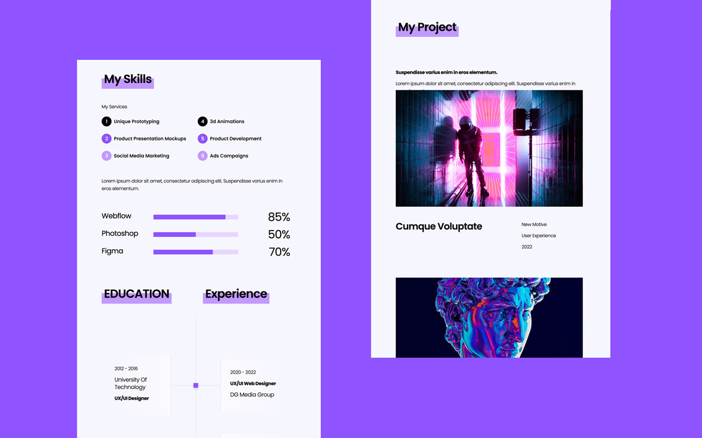 Emma Stuart - Resume HTML5 Responsive Website Template