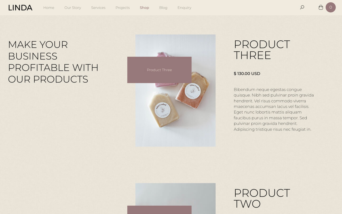 Linda - Agency HTML5 Responsive Website Template