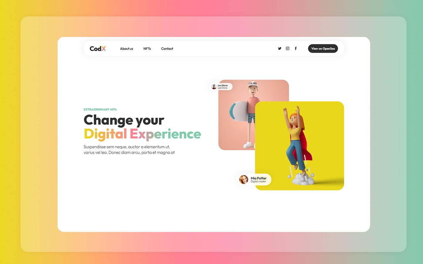 Codx - Portfolio HTML5 Responsive Website Template