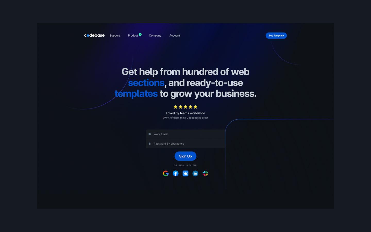 Codebase - IT company HTML5 Responsive Website Template