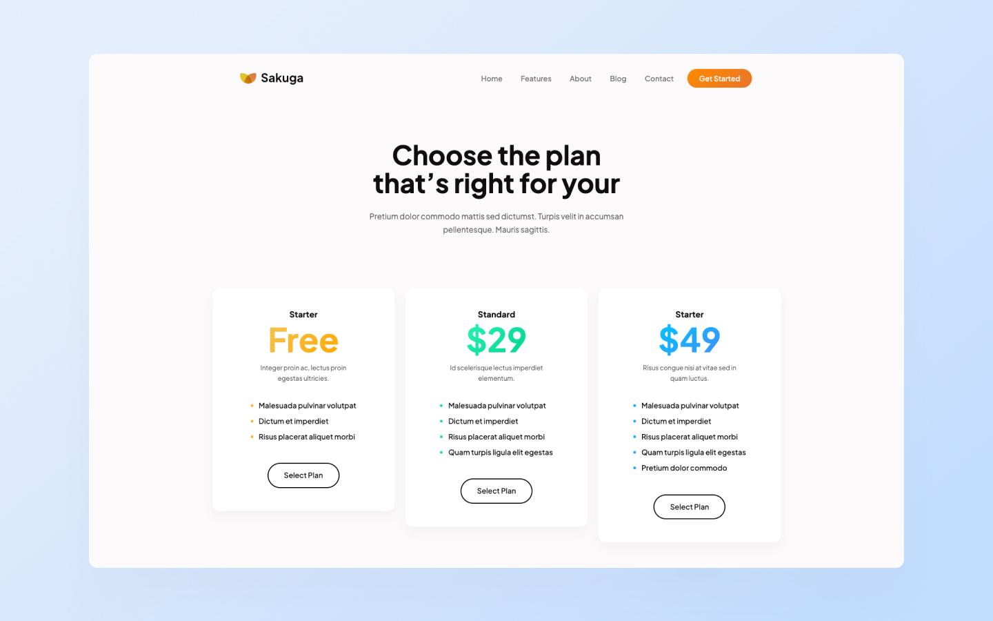 Sakuga - Startup HTML5 Responsive Website Template