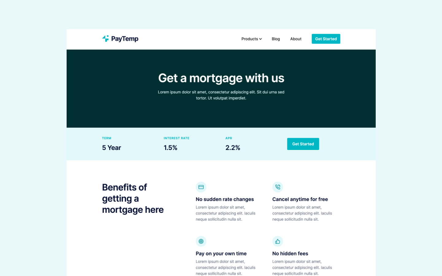Paytemp - Bank HTML5 Responsive Website Template