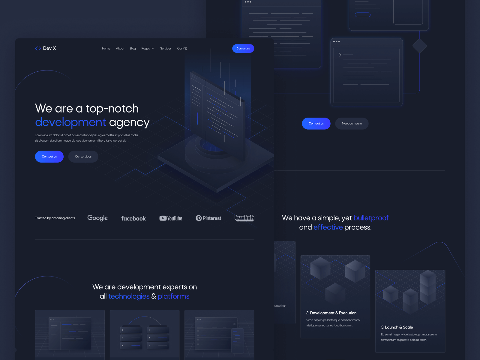 Dev X - Agency HTML5 Responsive Website Template
