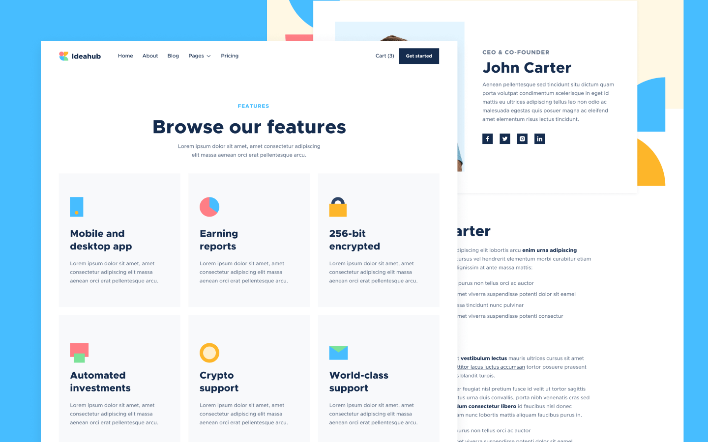 Ideahub X - Startup HTML5 Responsive Website Template