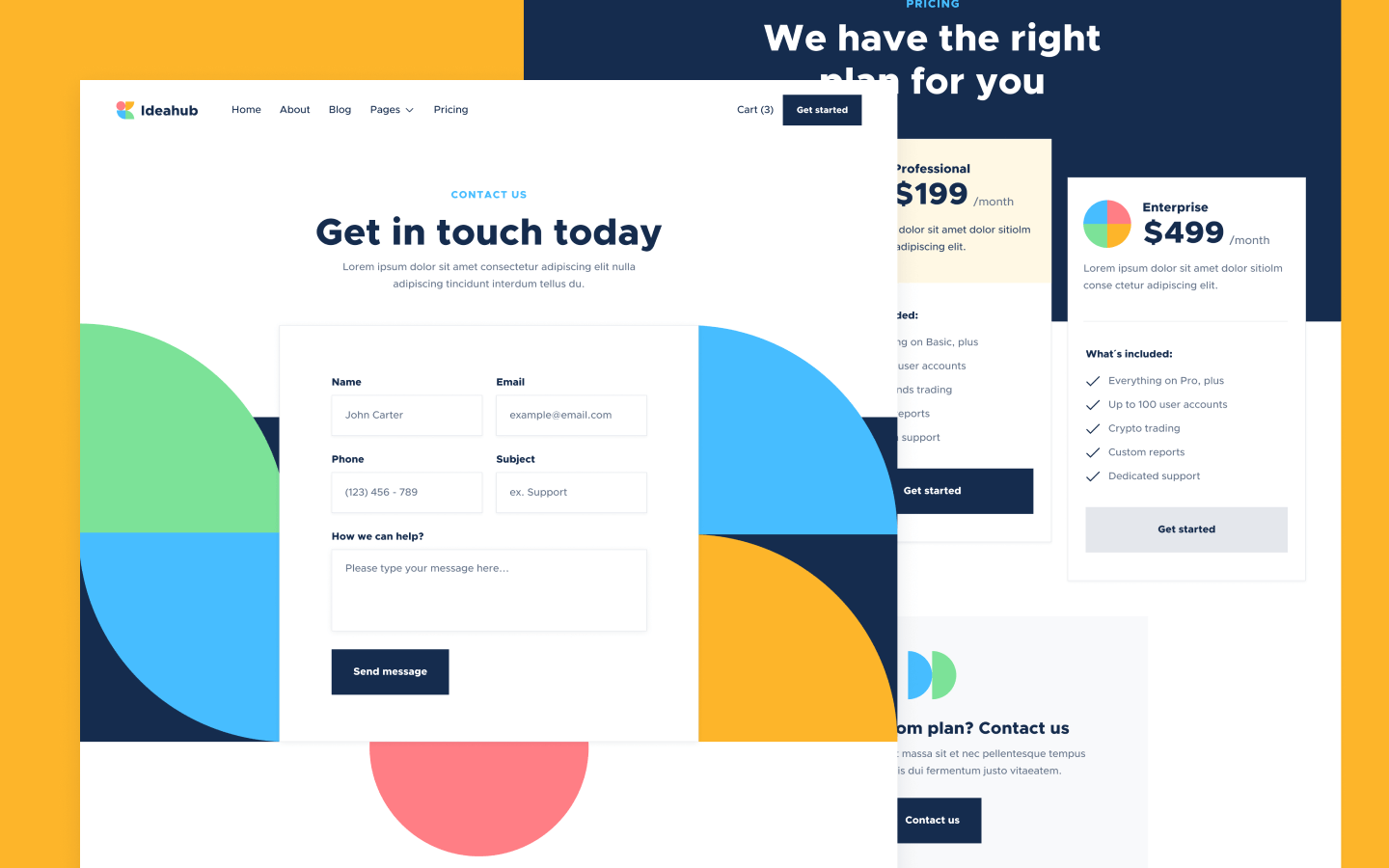 Ideahub X - Startup HTML5 Responsive Website Template