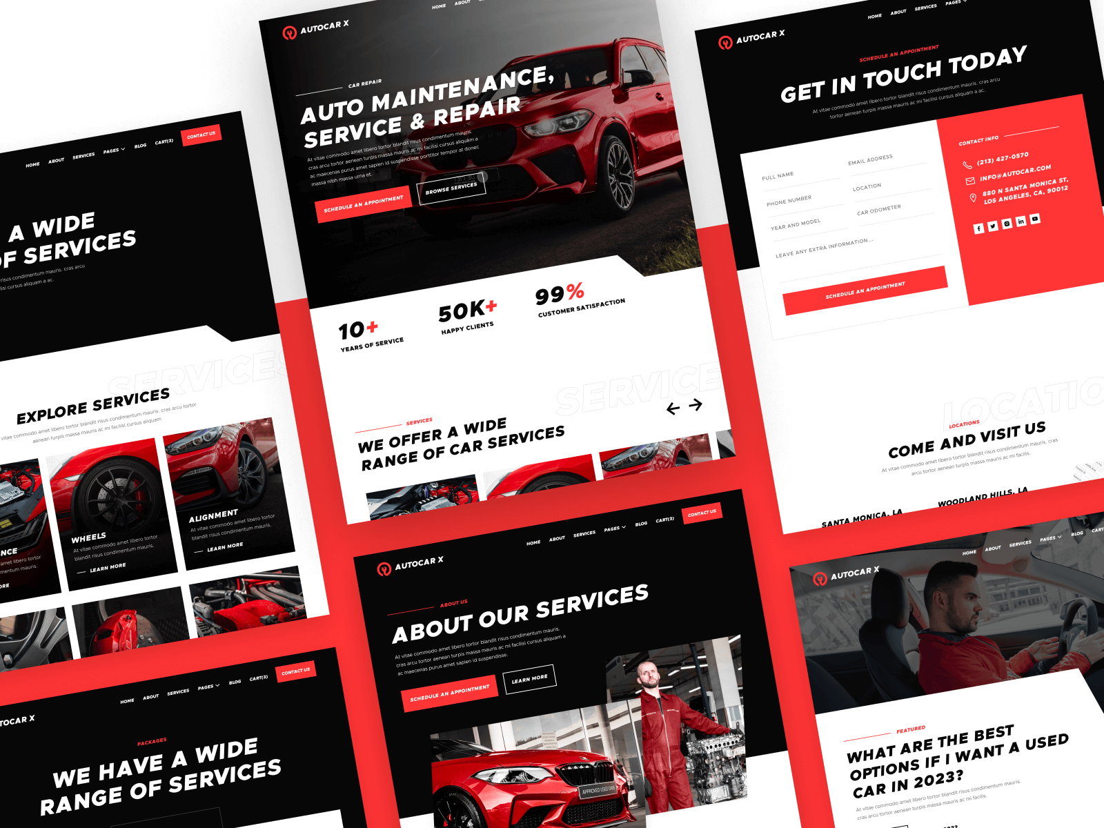 Autocar X - Automotive HTML5 Responsive Website Template