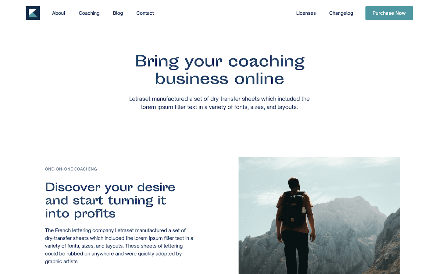 Koach - Coaching HTML5 Responsive Website Template