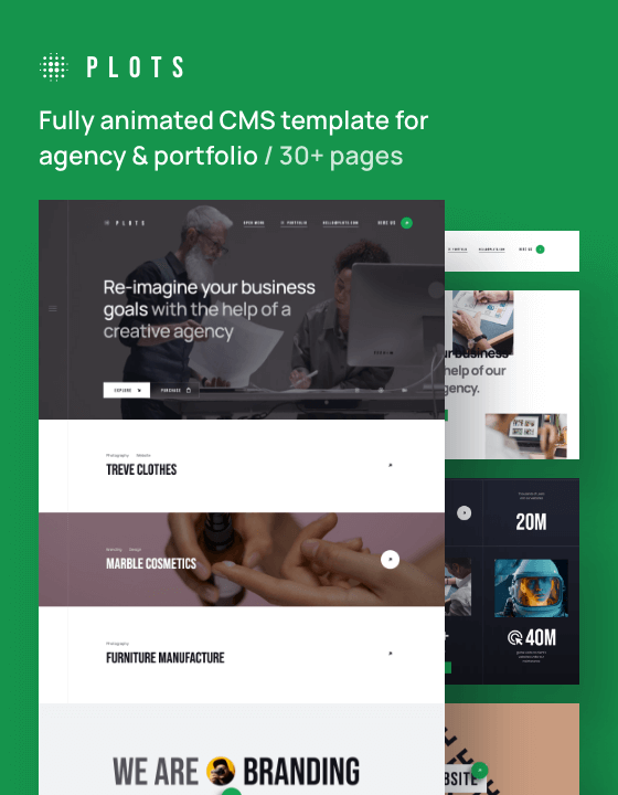 Plots - Agency HTML5 Responsive Website Template