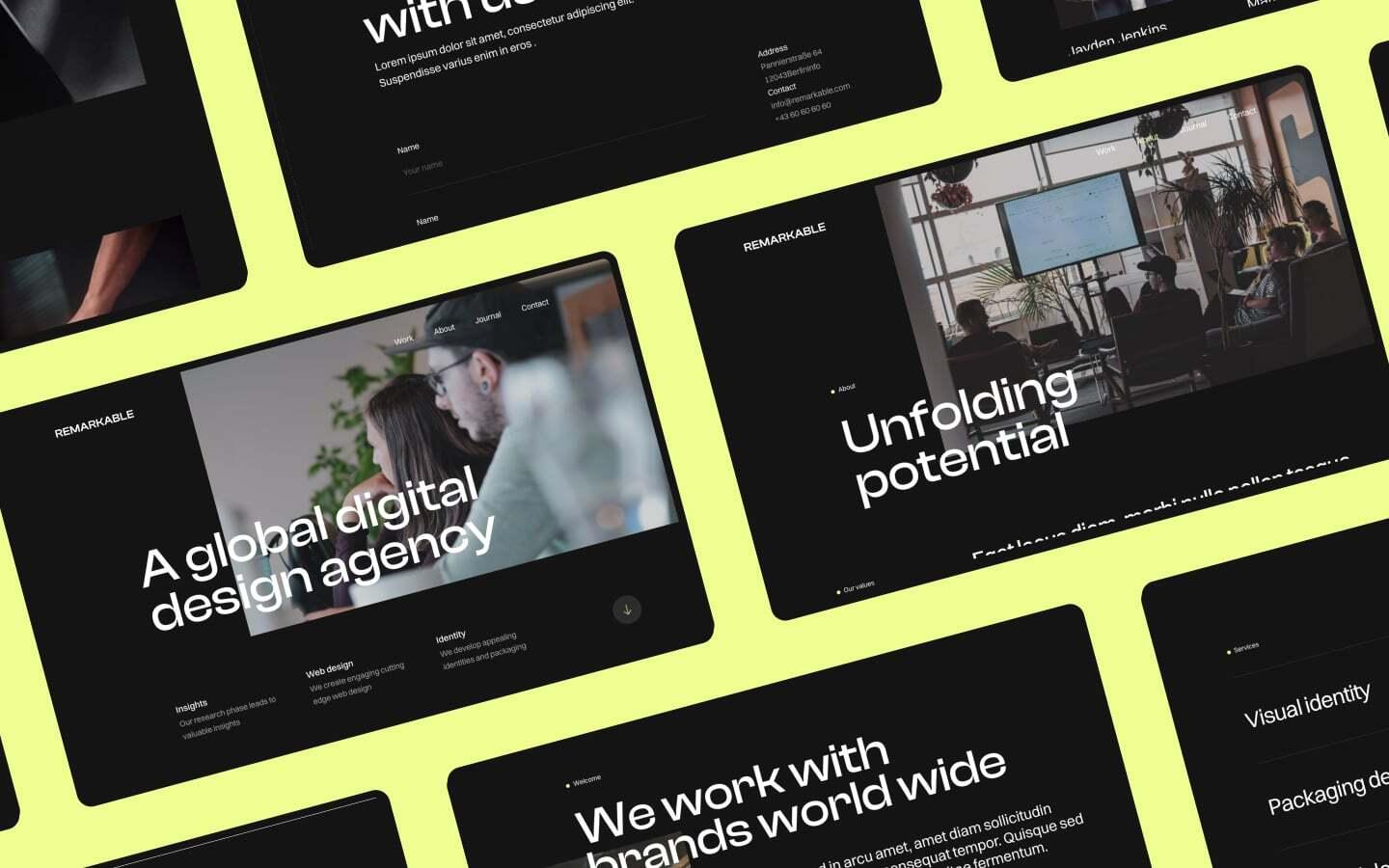 Remarkable - Agency HTML5 Responsive Website Template