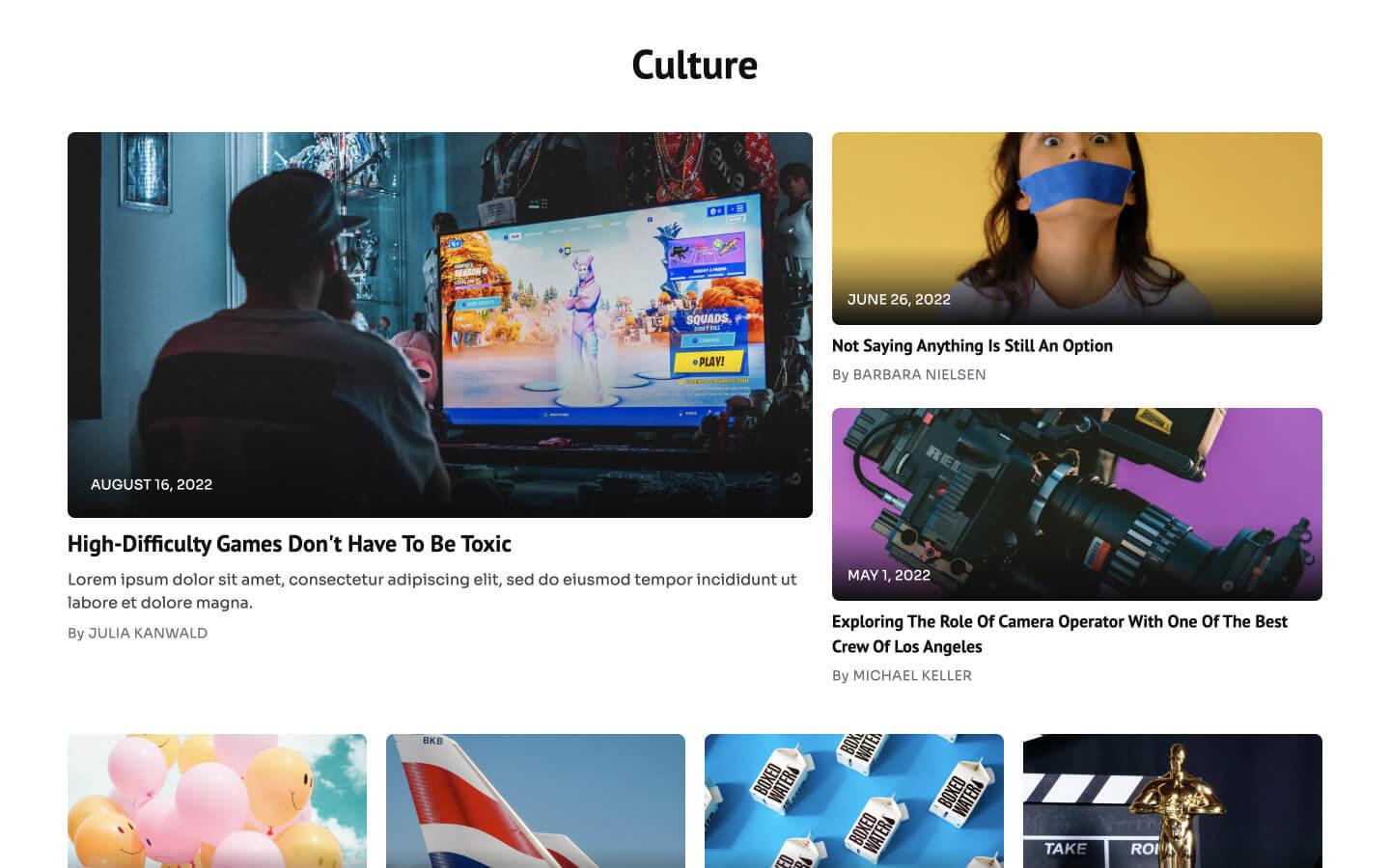 Powerblog - News HTML5 Responsive Website Template