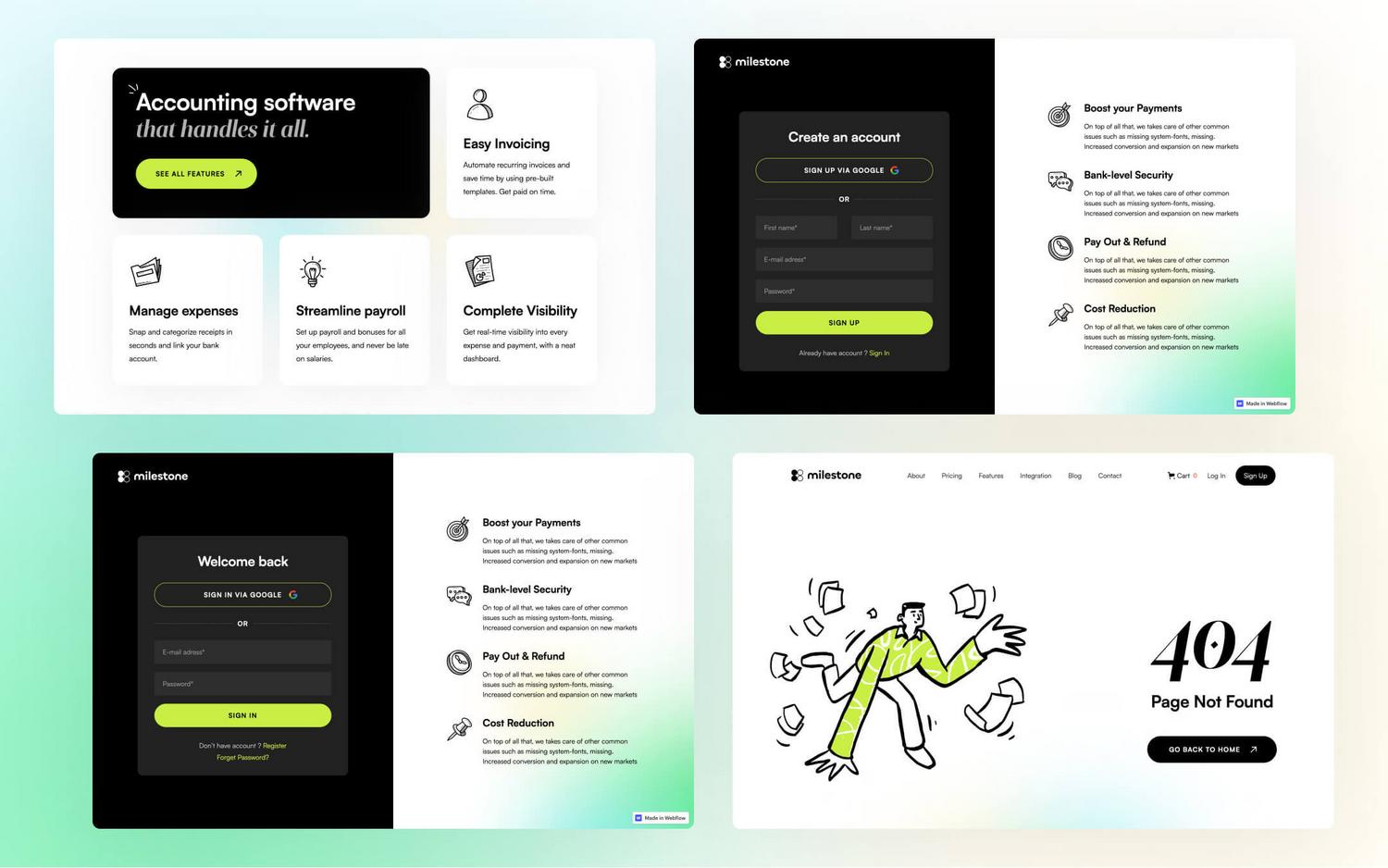 Milestone - Startup HTML5 Responsive Website Template