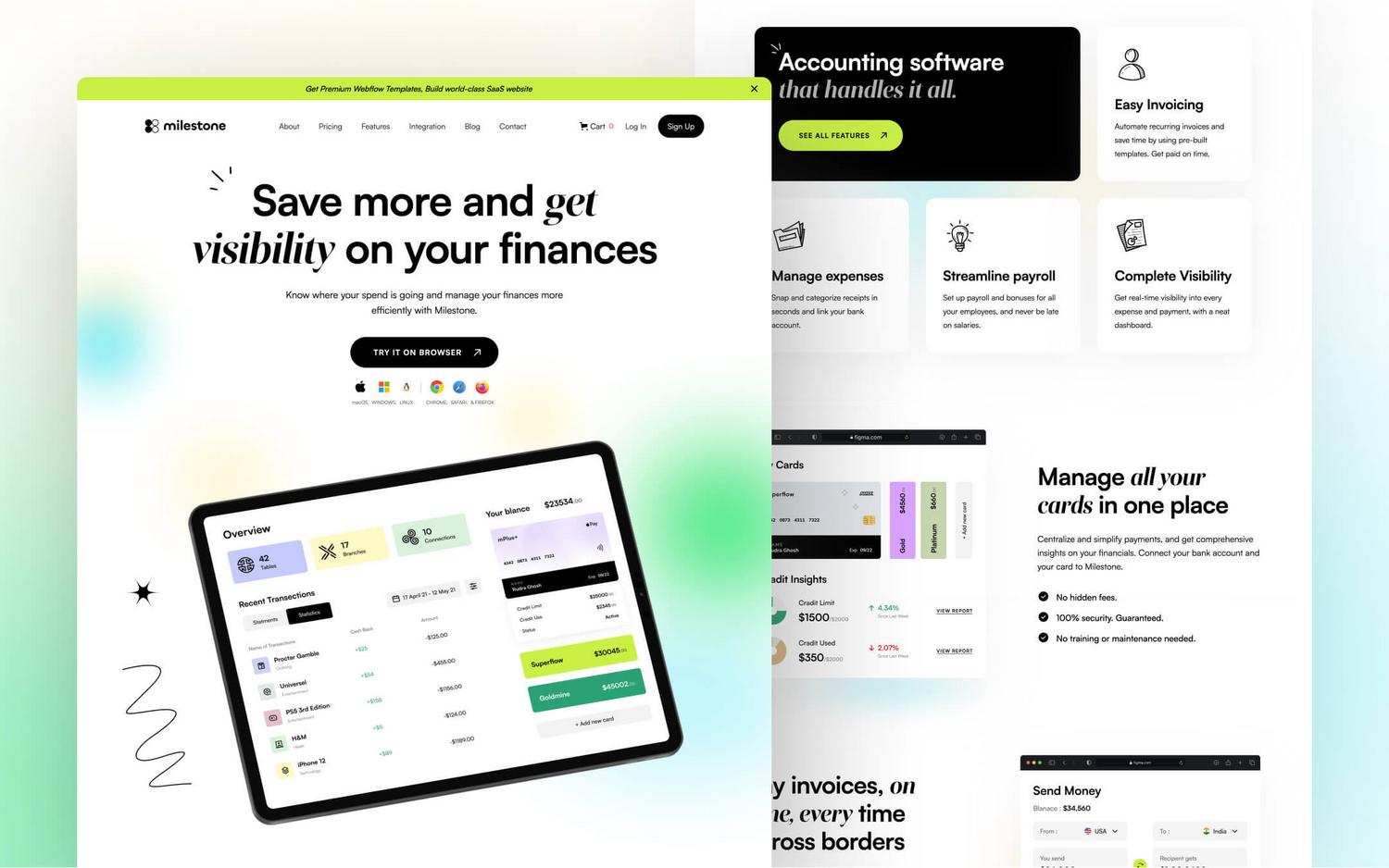 Milestone - Startup HTML5 Responsive Website Template