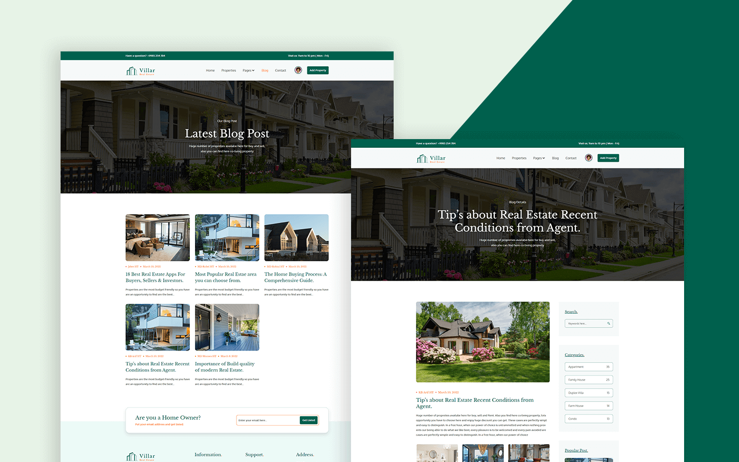 Villar - Real Estate HTML5 Responsive Website Template