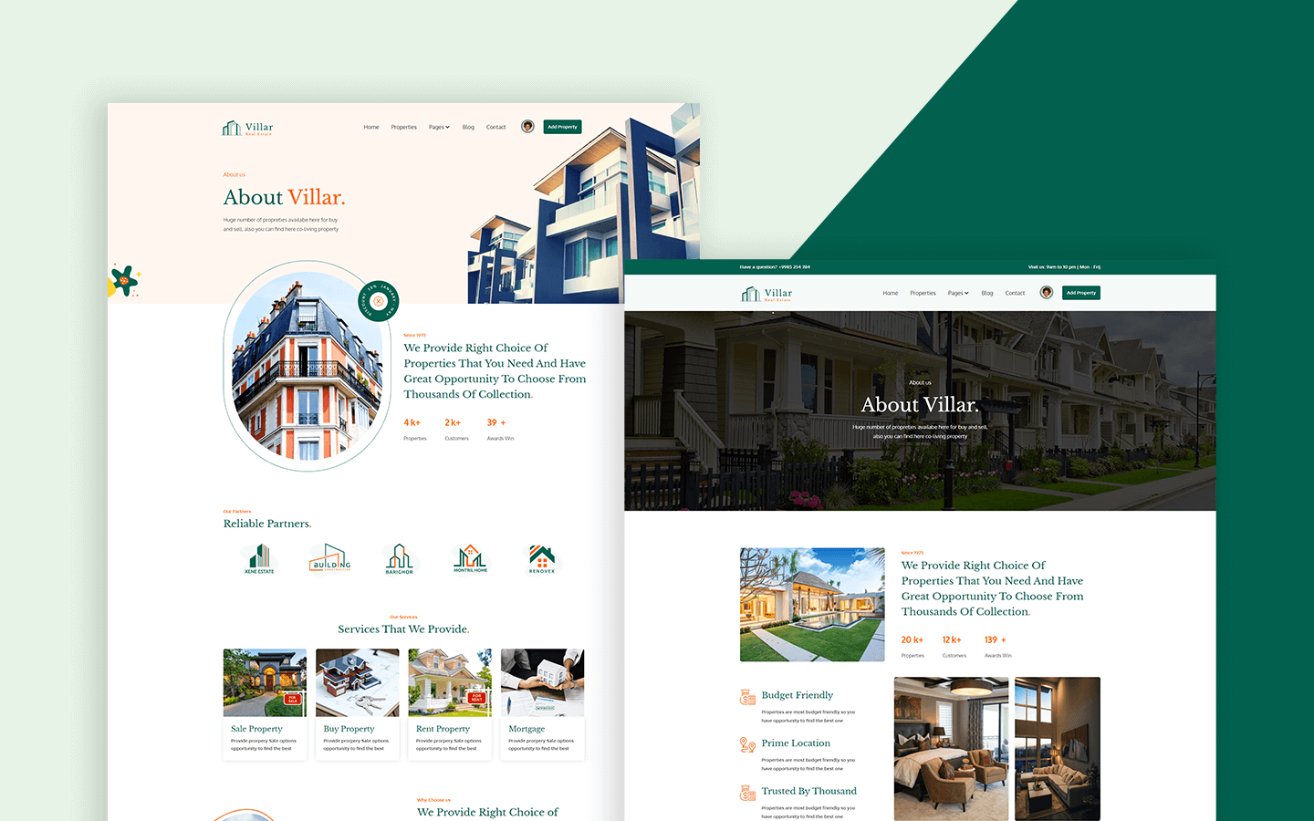 Villar - Real Estate HTML5 Responsive Website Template