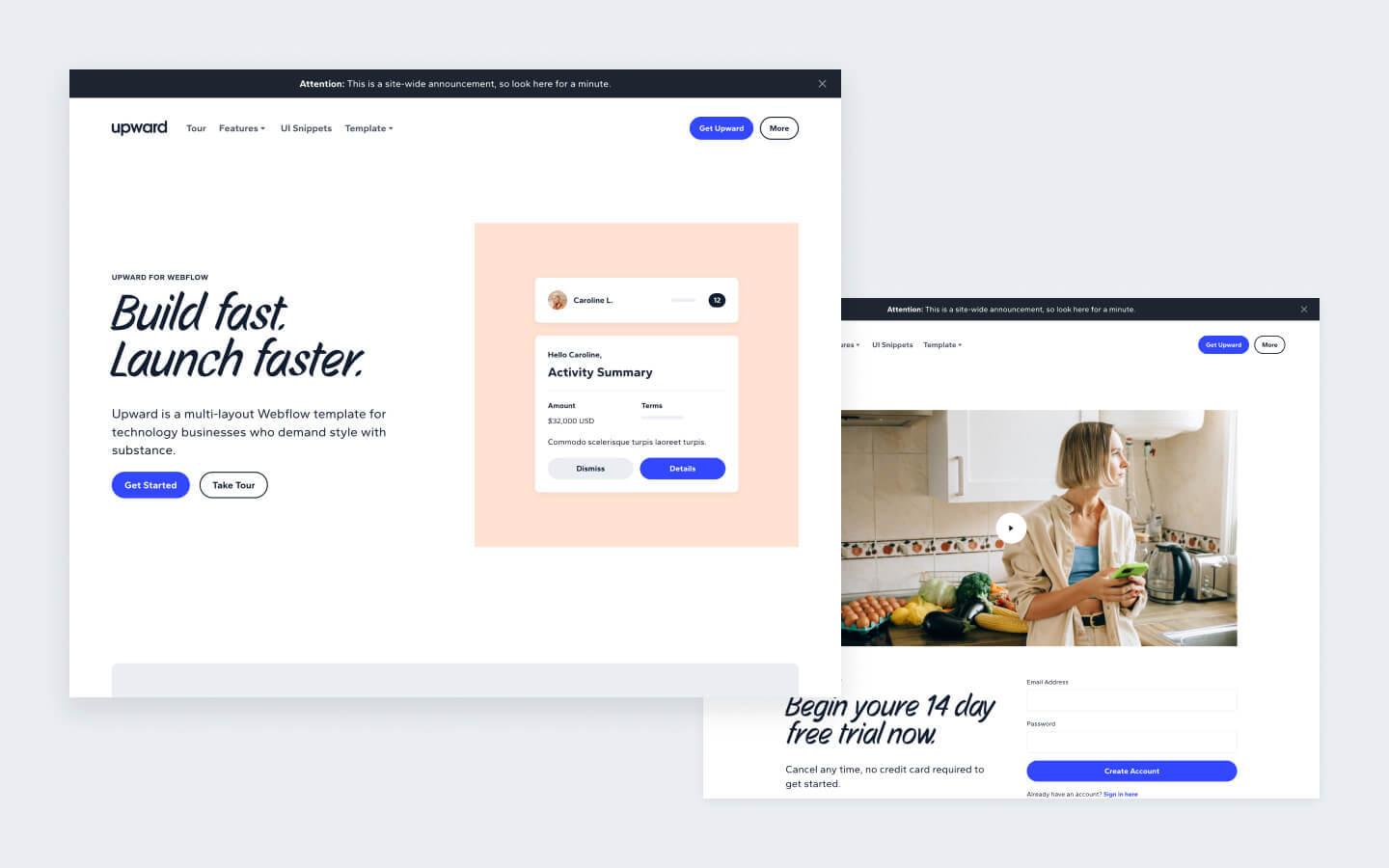 Upward - Startup HTML5 Responsive Website Template