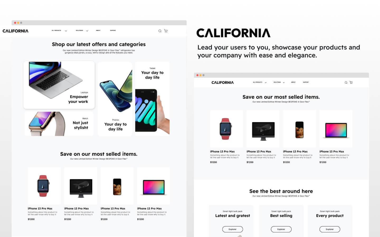 California - Retail HTML5 Responsive Website Template